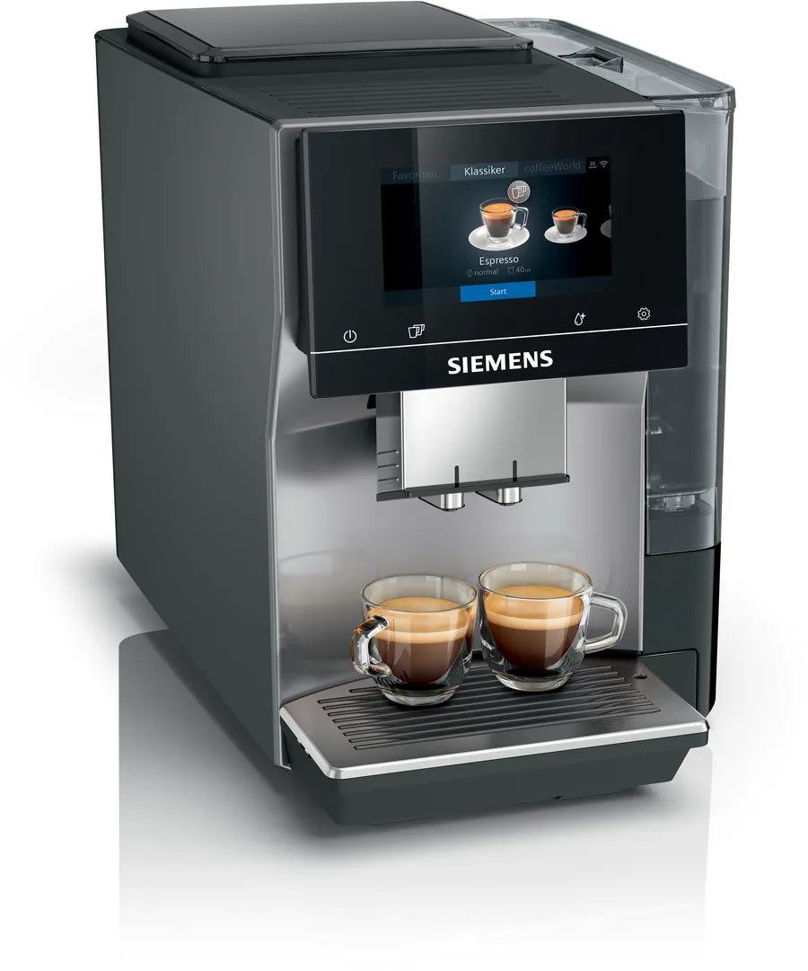 SIEMENS EQ700 Smart Bean to Cup Coffee Machine Graphite | TP715GB1Peter ...