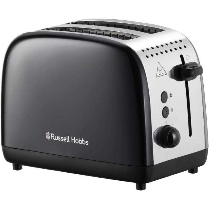 Russell Hobbs 2 Slice Toaster Black / Stainless Steel | 26550Peter ...